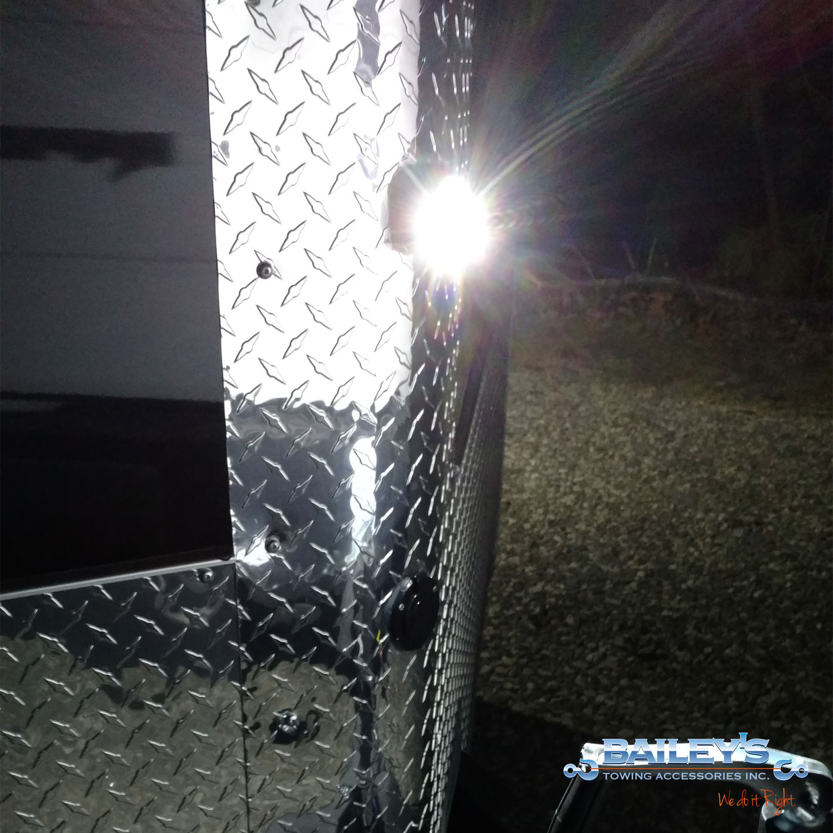 3" Rectangular LED Clear Flood Light