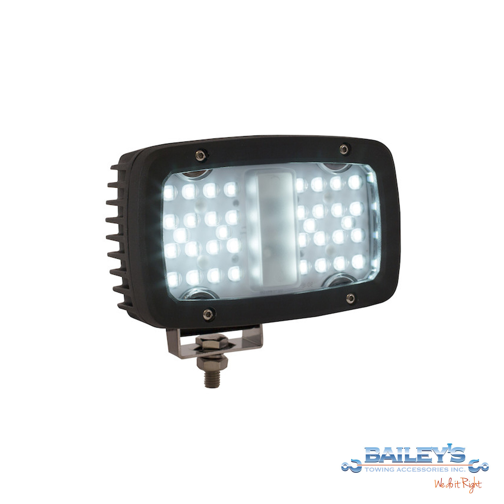 6.5" Rectangular LED Clear Flood Light