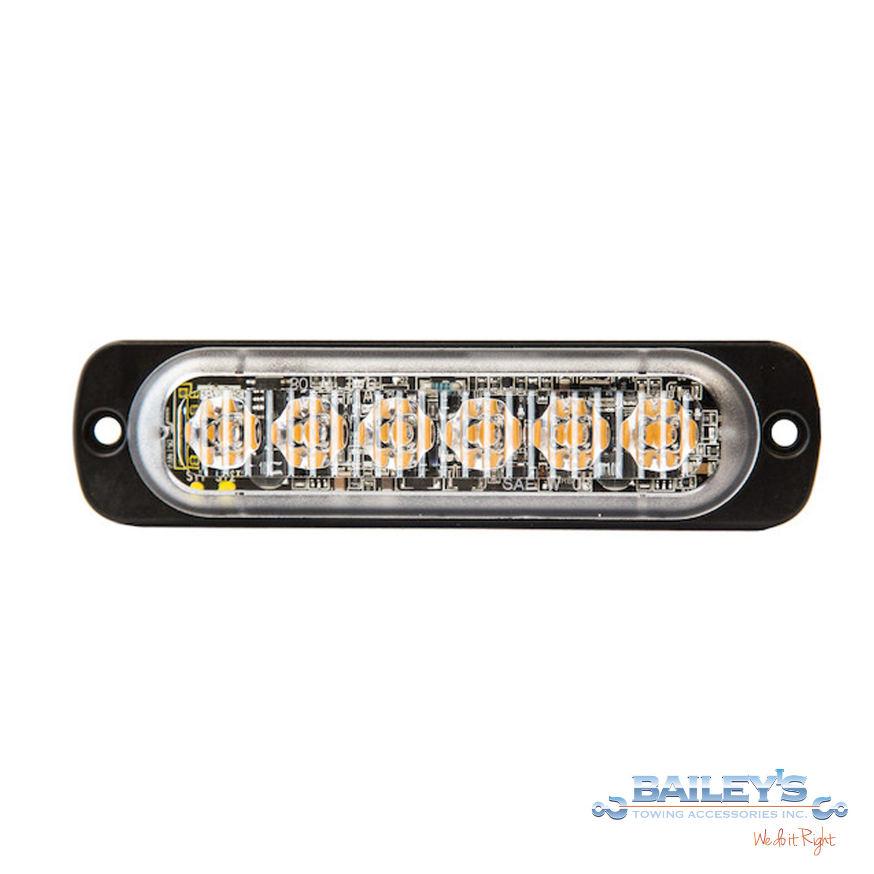 Thin 4.5" Horizontal LED Strobe Light