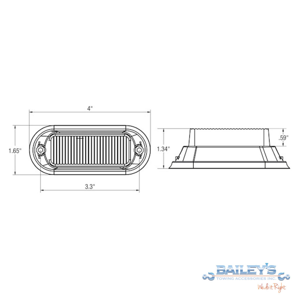 4" LED Strobe Light
