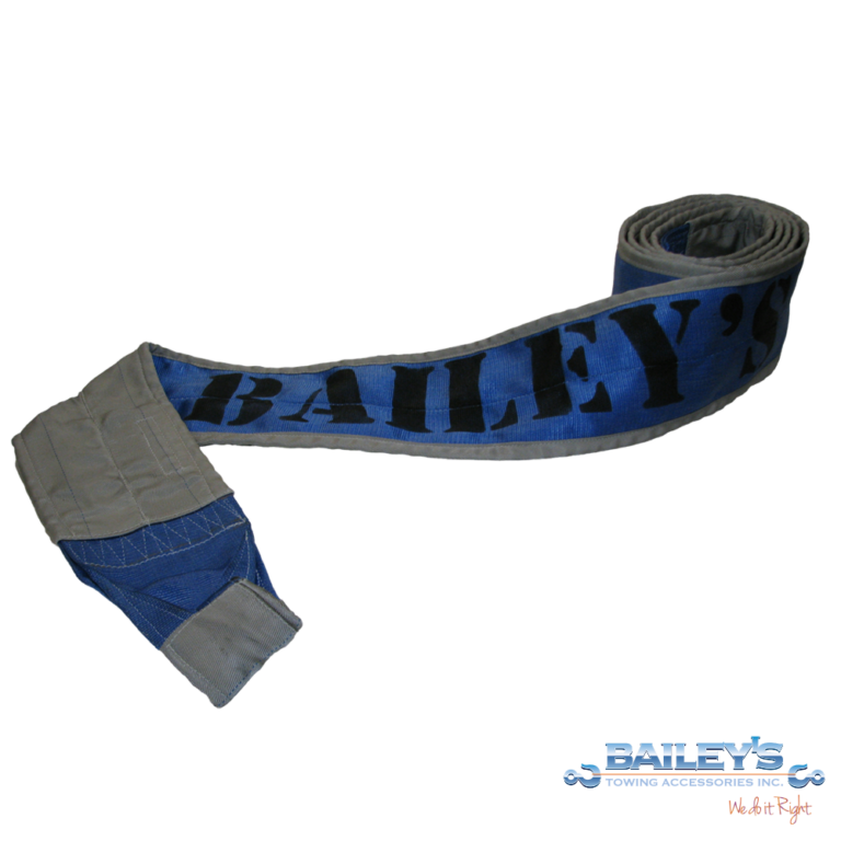 Baileys Blue™ Heavy Recovery Strap W/ Cordura Wrapped Body - Bailey’s ...