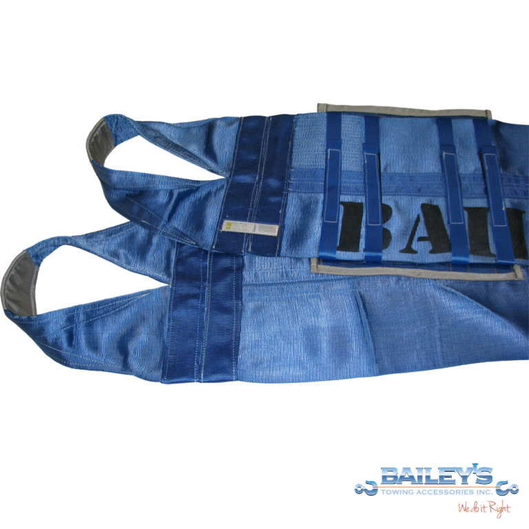 Baileys Blue™ Heavy Recovery Strap - Bailey’s Towing Accessories, Inc