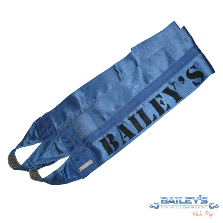 Baileys Blue™ Heavy Recovery Strap - Bailey’s Towing Accessories, Inc