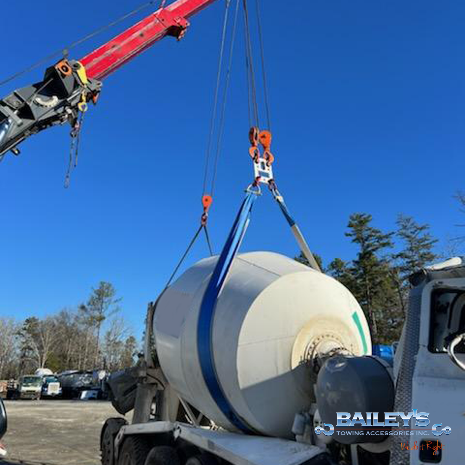 Baileys Blue™ Heavy Recovery Strap - Bailey’s Towing Accessories, Inc